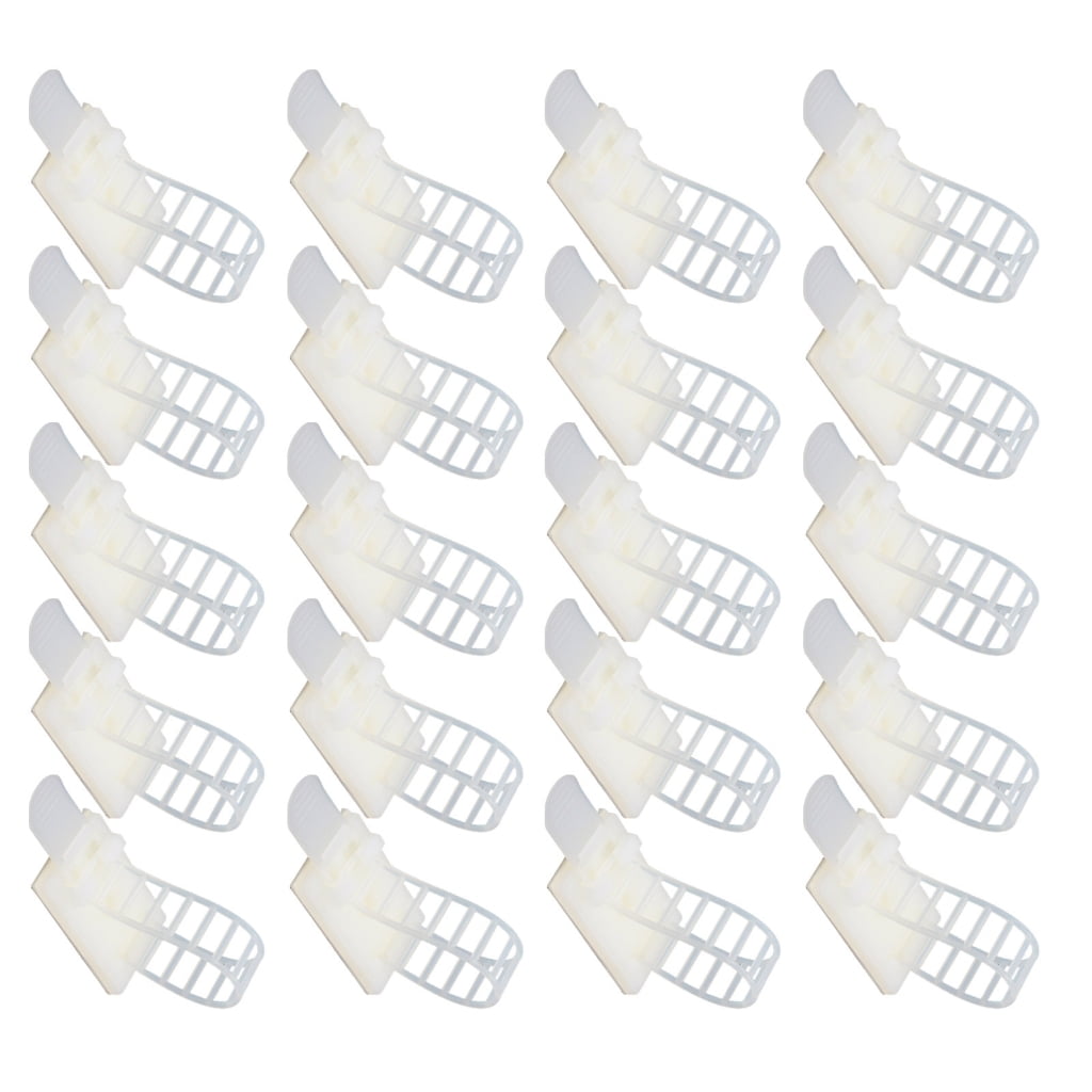 lanema Pack of 100 Adjustable Cable Clamps Cable Management clip for ...