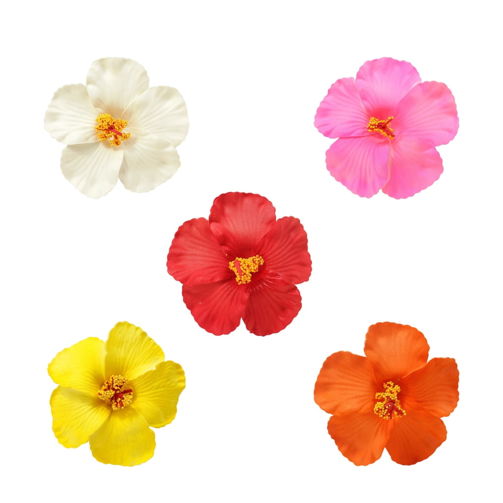 lanema Pack of 5pcs Floral Hair Clip Soft Fabric Design Secure ...