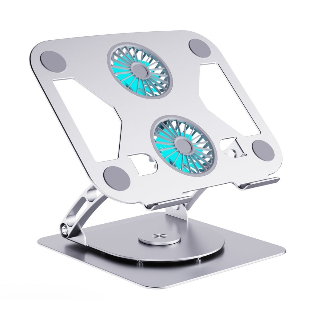 lanema Portable 2 Fan Carbon Steel Laptop Holder Stand Fit Up to 15 ...