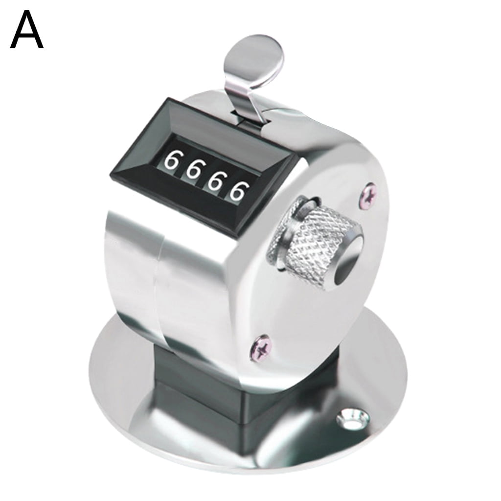 lanema Portable 4 Digital Number Handheld Tally Counter Mini Mechanical ...
