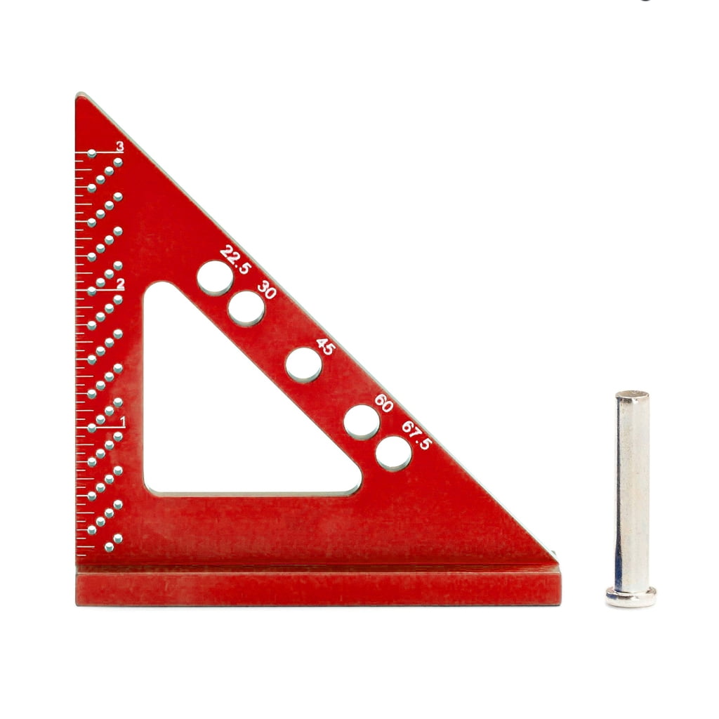 lanema Portable 90° Aluminum Clamp Triangle Ruler for Precise ...
