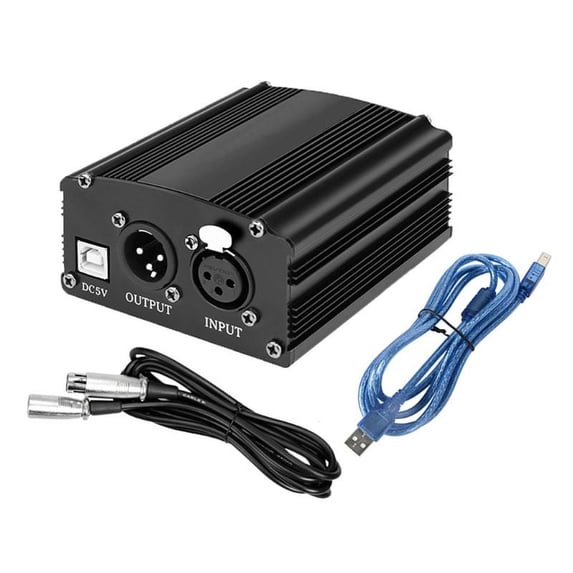 lanema Portanble Microphone Phantom Power Supply for Condenser Mic ...