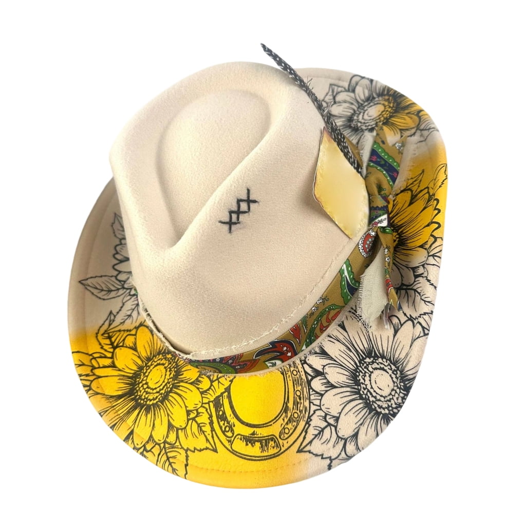 lanema Practical Felts Cowgirls Hat With Embellishment Comfort Outdoor ...