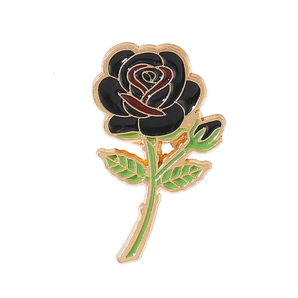 lanema Practical Rose Brooch Accessory Unique Rose Flower Brooch Pin ...