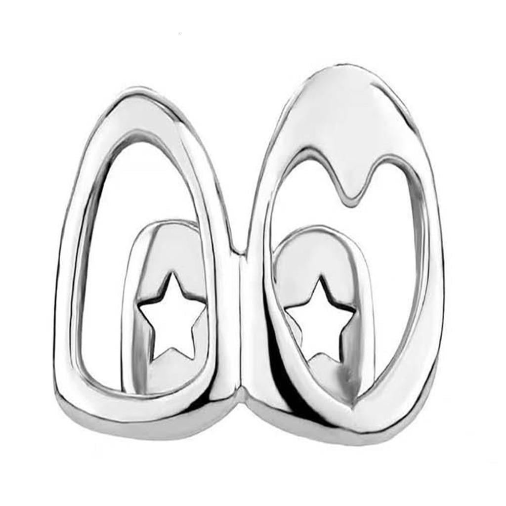 lanema Practical Sturdy Copper Plated Heart Shaped Grillzs Fashion ...