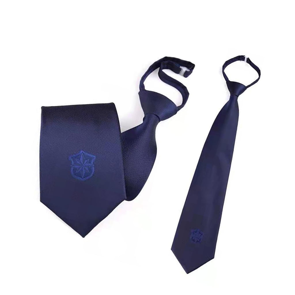 lanema Professional Security Guard Tie With Clip Polyester Comfortable ...