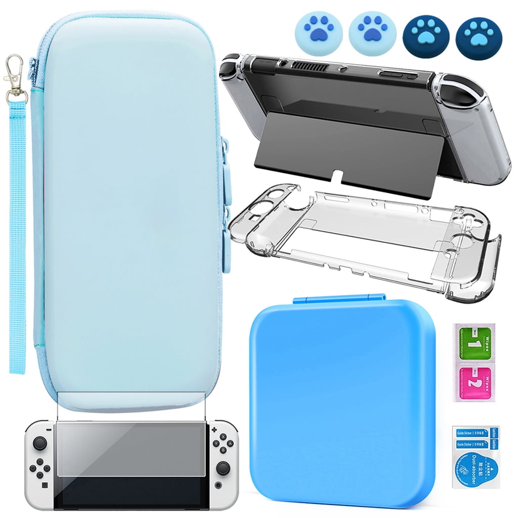 lanema Protective Hard Shell Storage Case- 12 Game Card Slot-Carrying ...