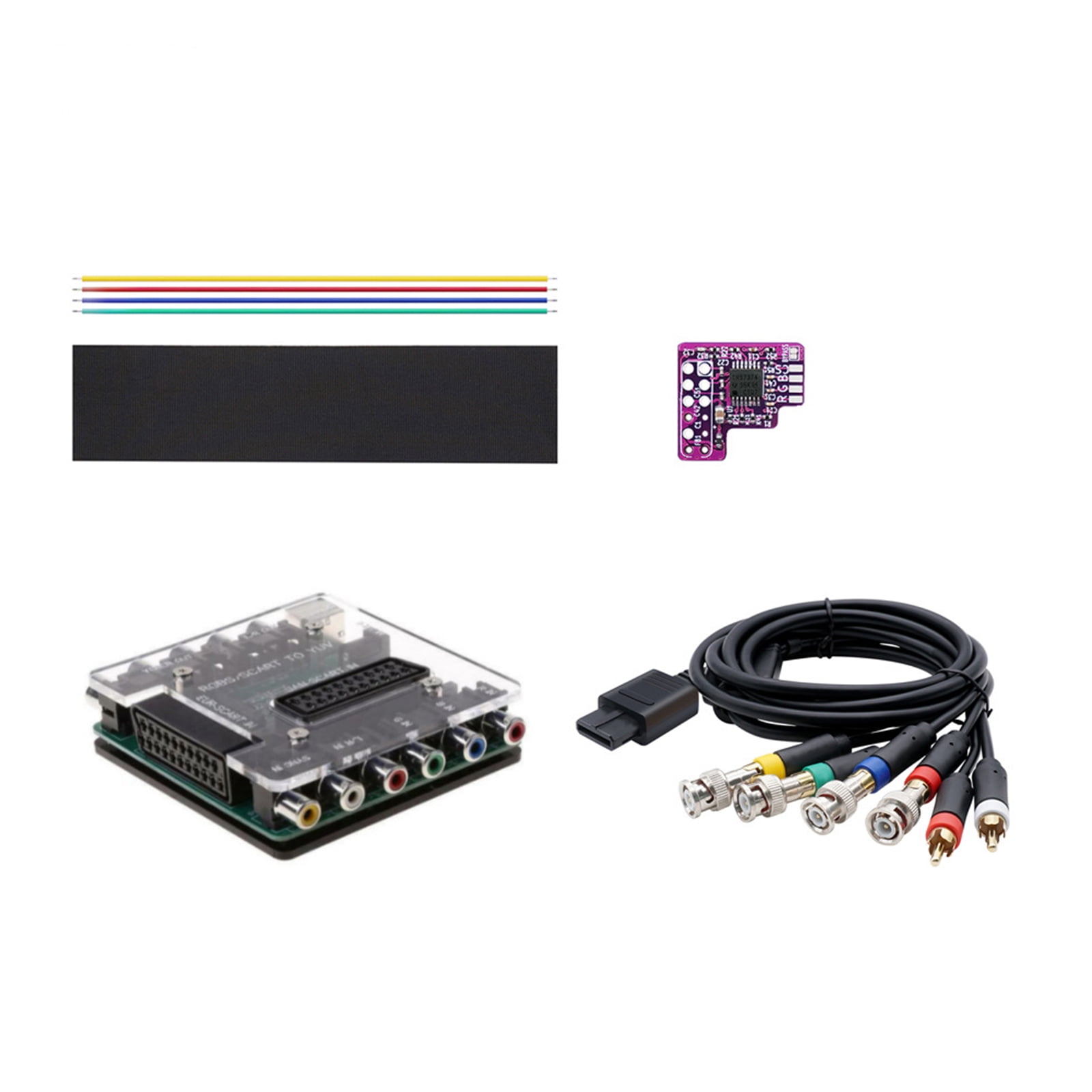 lanema RGB MOD THS7374 Amp Mod Kit RGB Modchip for N64 NTSC Game ...
