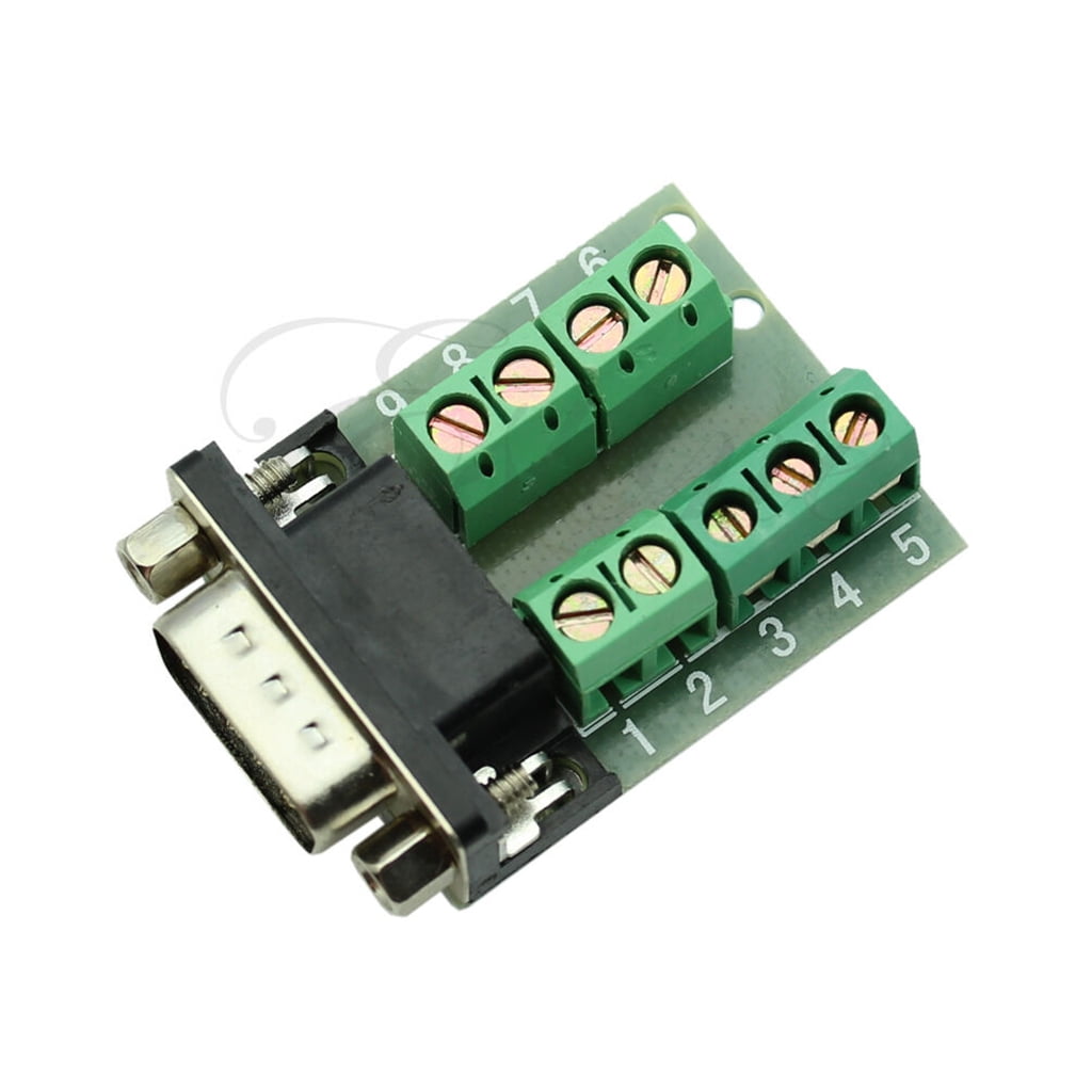lanema RS232 Serial to Terminal DB9 Male Adapter Connector Signals ...