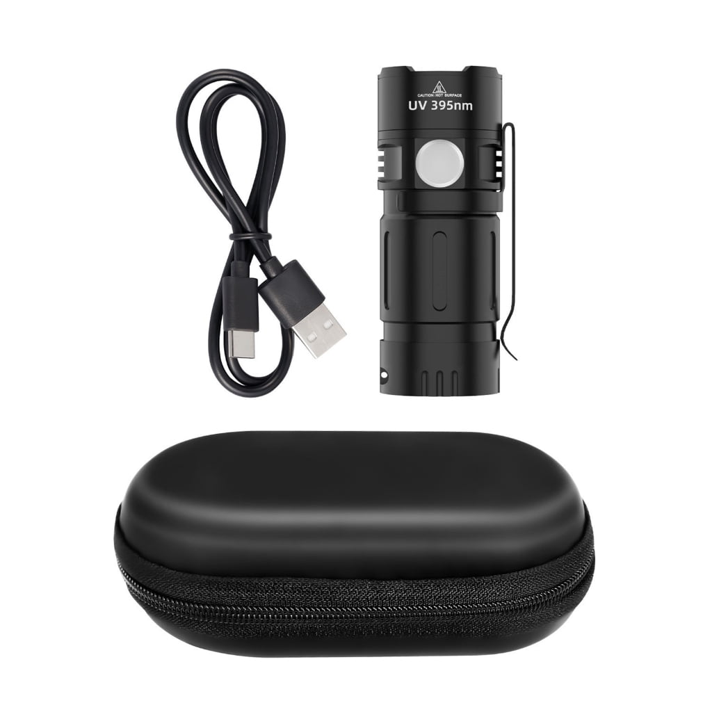 lanema Rechargeable Ultraviolets Flashlight Torch, High Intensity ...