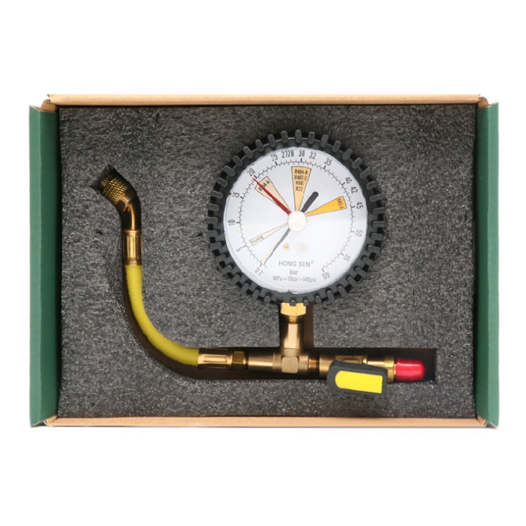 lanema Refrigeration Test Nitrogen Pressure Gauge SimpleTable for R134a ...