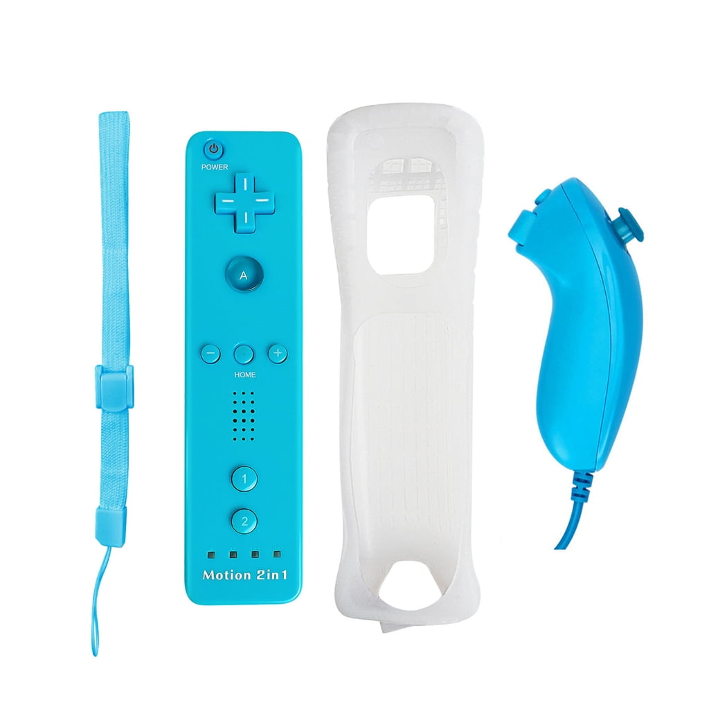 lanema Remote Controller Nunchuck Controller Set Combo for Wii Game ...