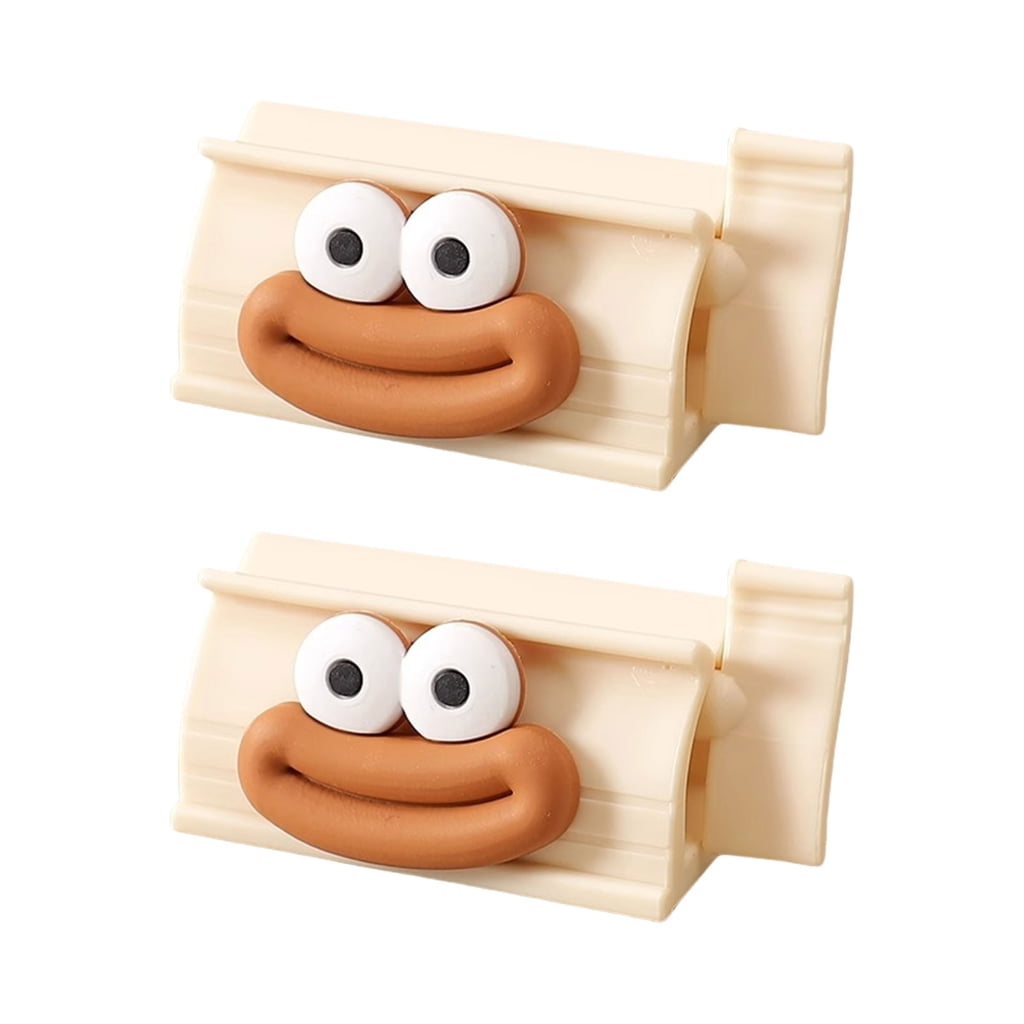lanema Rolling Toothpaste Squeezer Smiling Face Tube Squeezer Tool ...