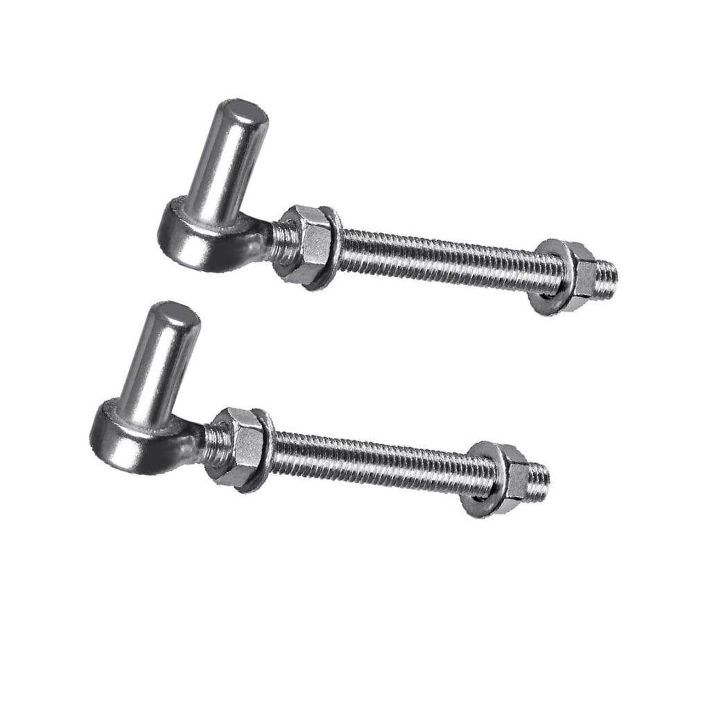 lanema Rustproof J Bolt Gate Hinges Bolt Post Hinges Pair for Concrete ...