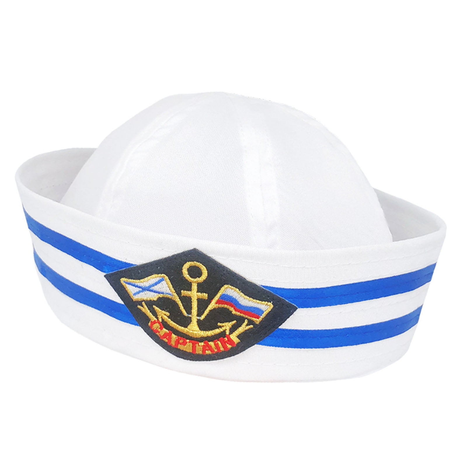 lanema Sailors Ship Boat Captain White Military Hat Kids Navy Marine ...