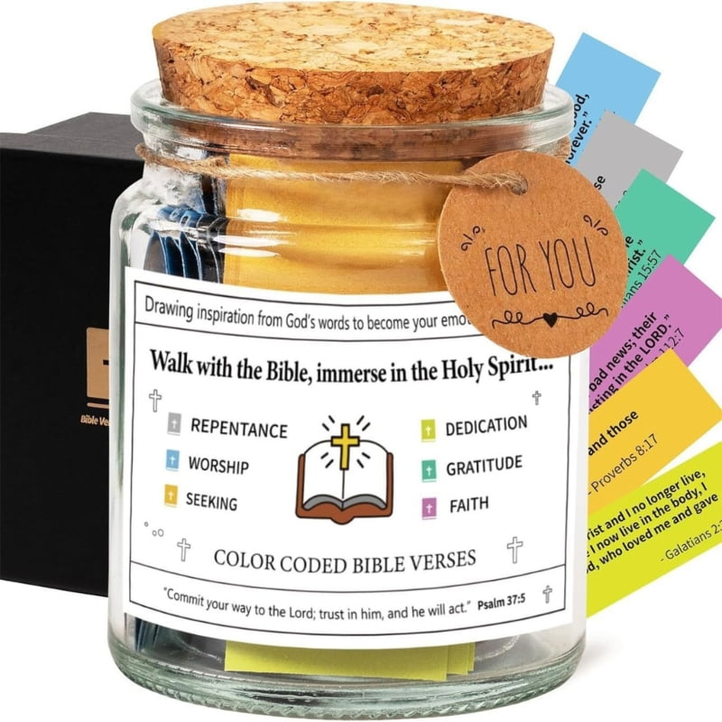 lanema Scripture Prayer Container For Personally Blessings Bible Verses ...