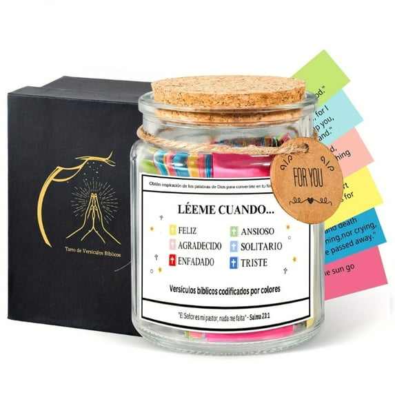 lanema Scripture Prayer Container For Personally Blessings Bible Verses ...