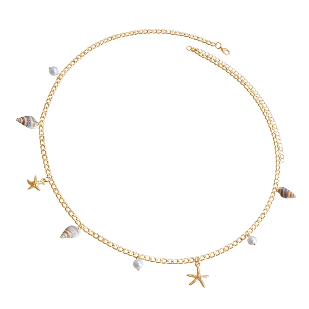 lanema Seashells Body Chain Waist Jewelry Adjustable Length Marine ...