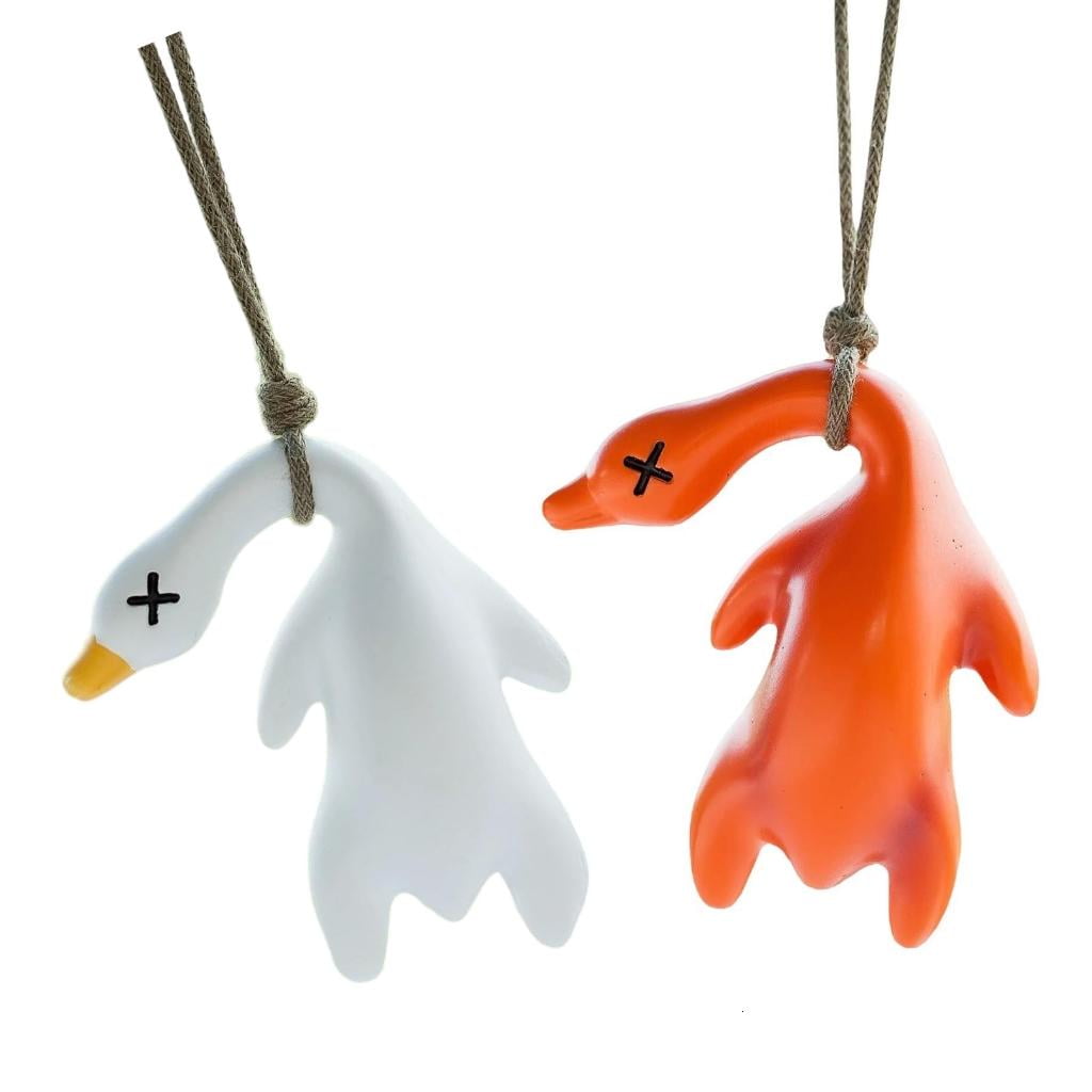 lanema Set of 2 Realistic Roast Duck Keychain with Temperature ...