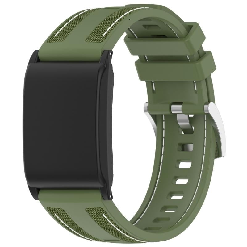 lanema Silicone and Nylon Watch Band Straps for WHOOP 4.0 Adjustable ...