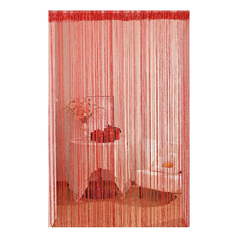lanema Silver Flat Weave Window Screen Curtain Permanent Polyester ...