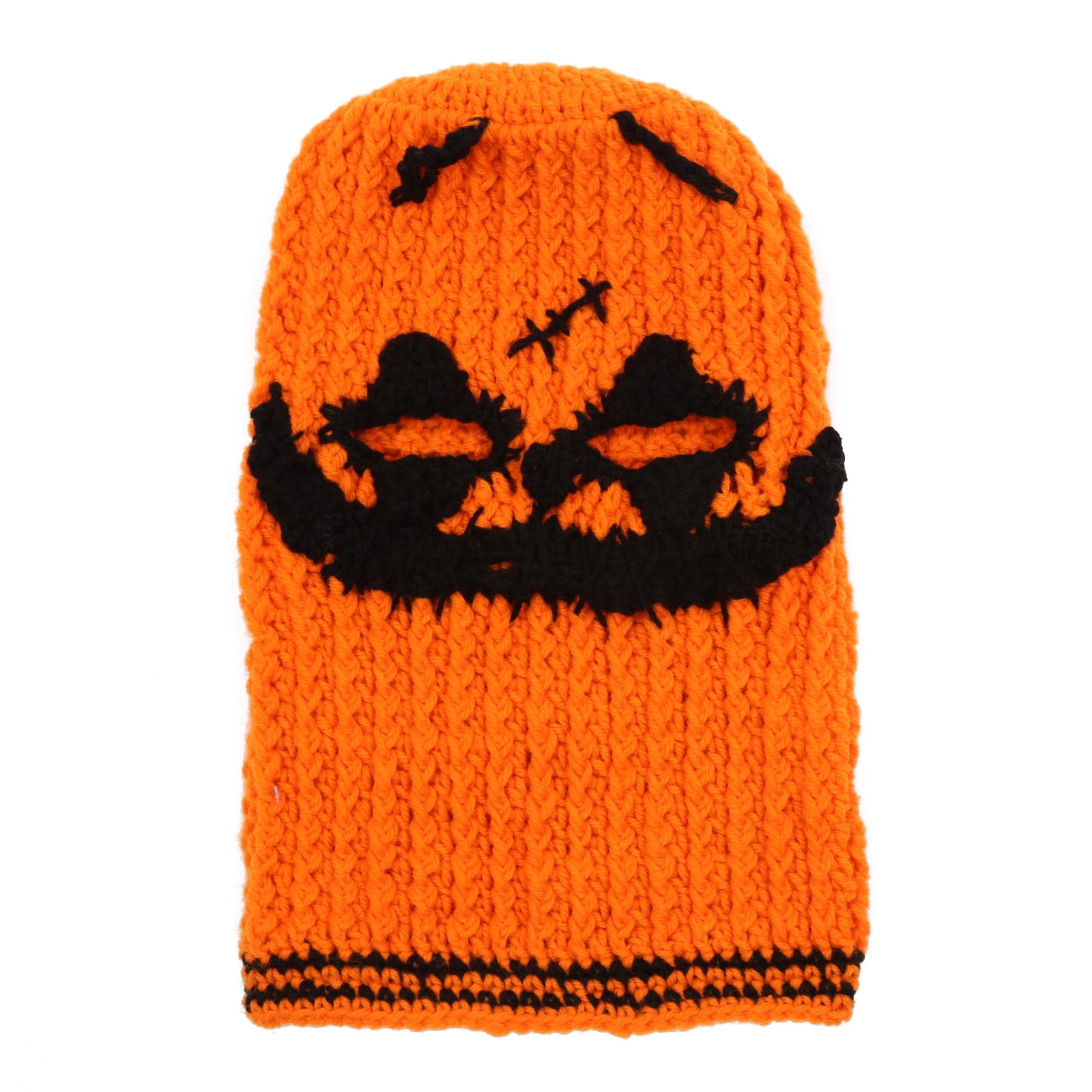 lanema Spooky Knitted Beanie Hat Bleeding Ghost Balaclava Hat Costume ...
