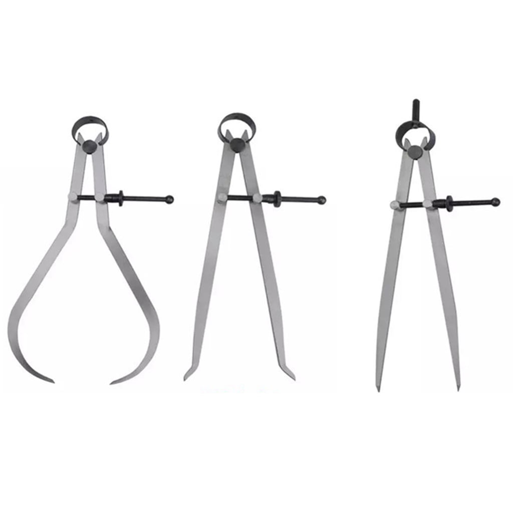 lanema Spring Inside Outside Divider Caliper Set 3 Piece 8" Quick Adjust Spring Caliper ...