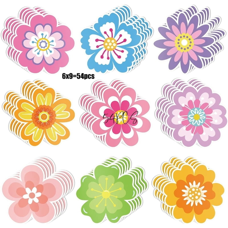 lanema Spring Theme Floral Double Sided Printing Cutouts Paper For ...