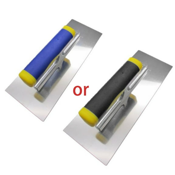 TOUMENY Stainless Steel Plaster Finishing Trowel, Professional Cement ...