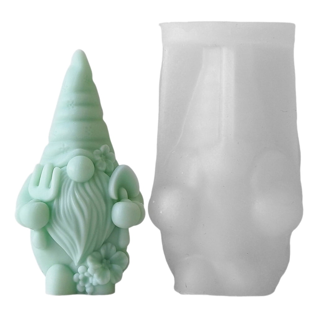 lanema Standing Dwarf Candle Mold 3D Dwarf Shape Room Decors Molds Handmade Supplies - Walmart.com