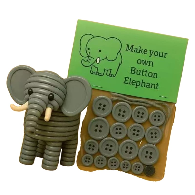 lanema Step By Step Button Craft Set for Adults and Kids Includes All ...