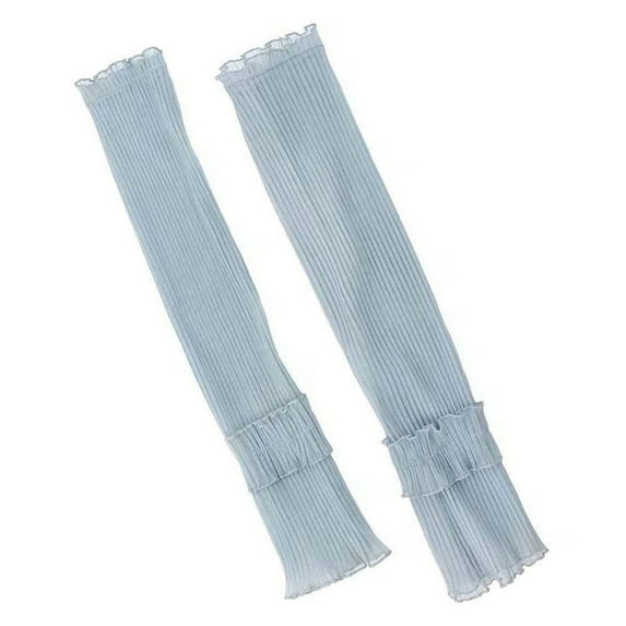lanema Summer Ruffle Cooling Sleeves Breathable Sun Protection Arm ...