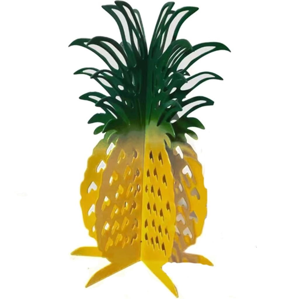 lanema Summertime Metal Pineapple Table Centerpieces Decorations Hollow ...