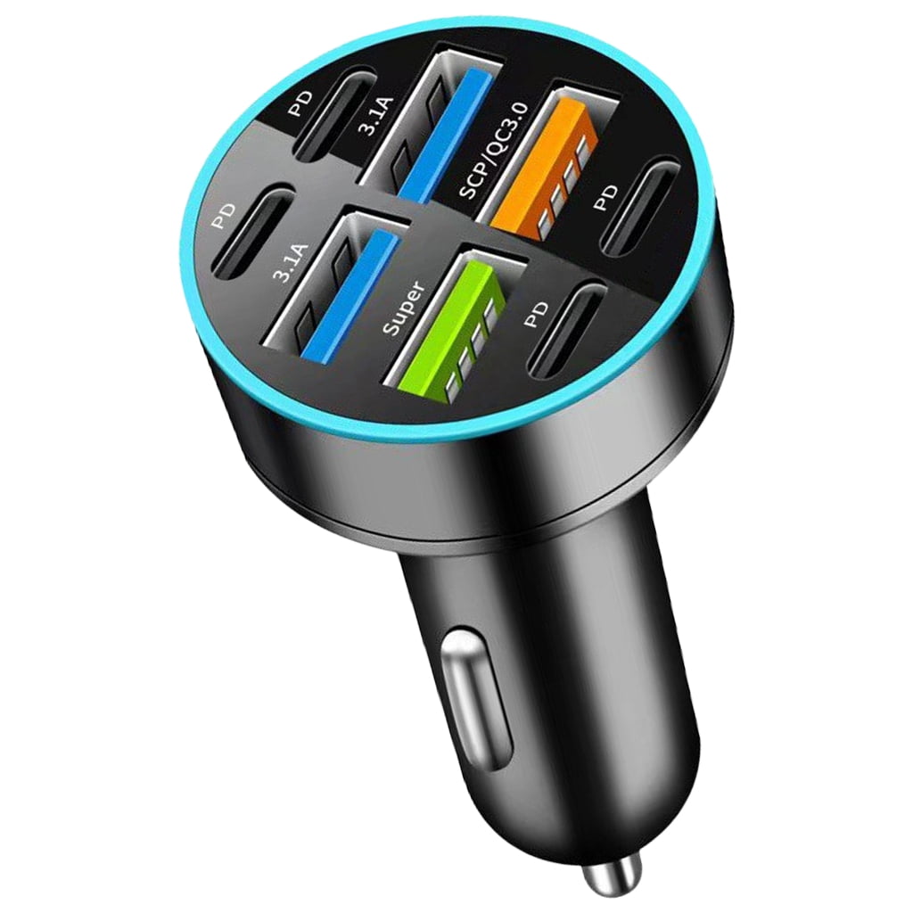lanema Super+USB C+3.1A Car Charger Multi Port Car Charging Adapter ...