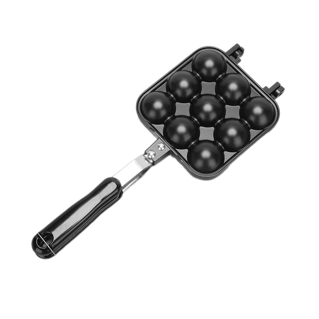 lanema Takoyaki Pan 9 Holes Takoyaki Maker Octopuses Meat Balls Mold ...