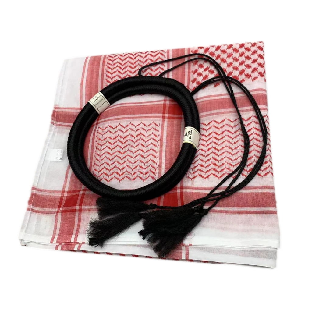 lanema Traditional Arafat Hijab Scarf Shawl Headband Adult Desert Scarf ...
