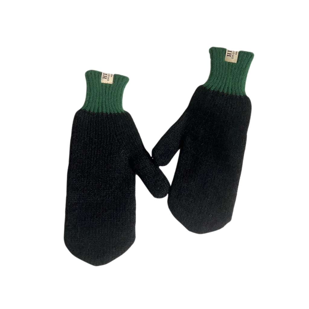 lanema Trendy Mitten Warm Gloves Warm for Girl Women Thicken Gloves ...
