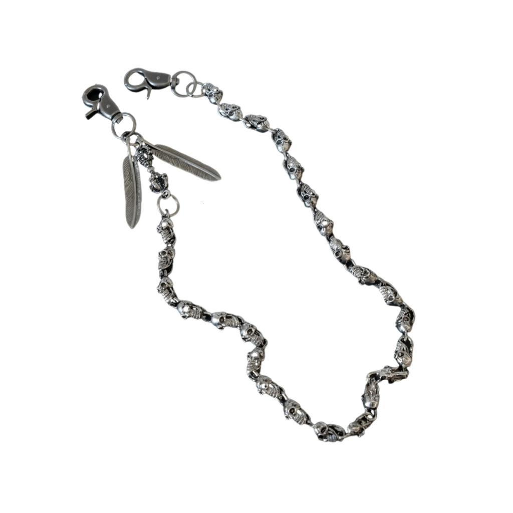 lanema Trendy Skull Chain Pants Accessory Street Styles Pants Chain ...