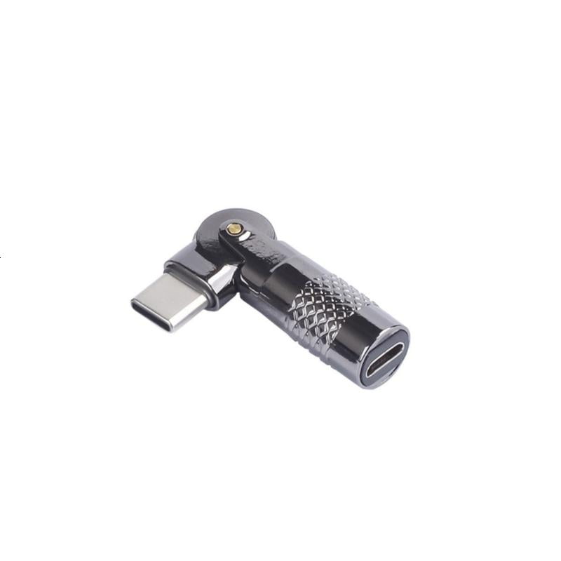 lanema Type C/USB To Type C/USB Right Angle Adapter Aluminum 90 Degree ...