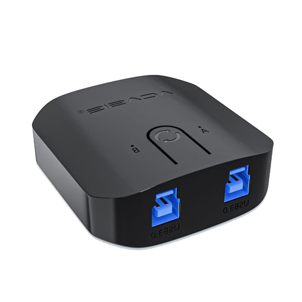 lanema USB 3.0 Switch Selector 2 Computers USB Mini Peripheral Switcher ...