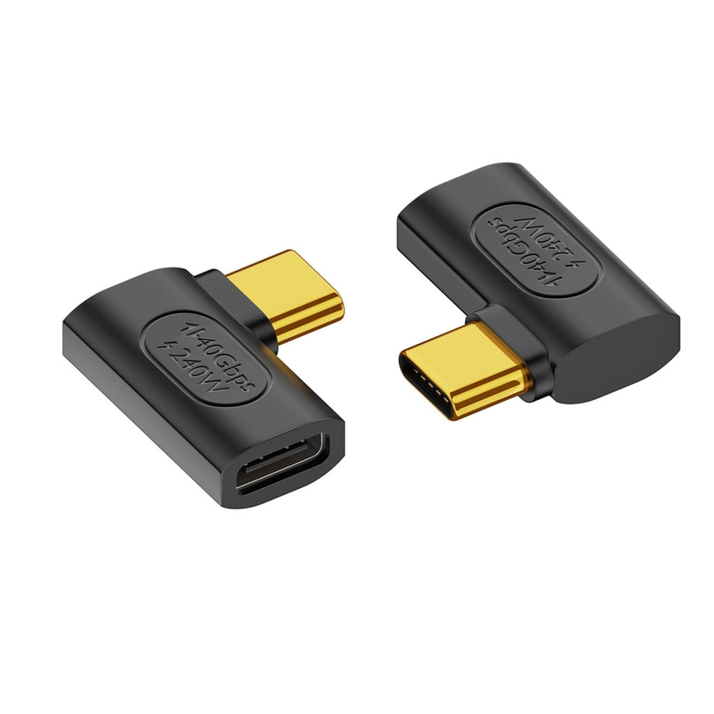 lanema USB C Male to Female Adapter 240W Power Delivery, Type C ...
