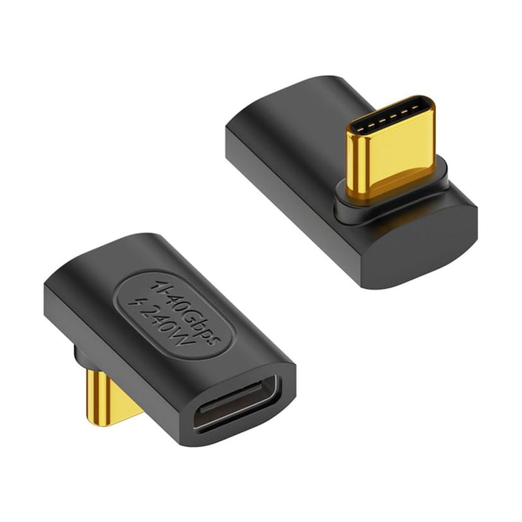 lanema USB C Male to Female Adapter 240W Power Delivery, Type C ...