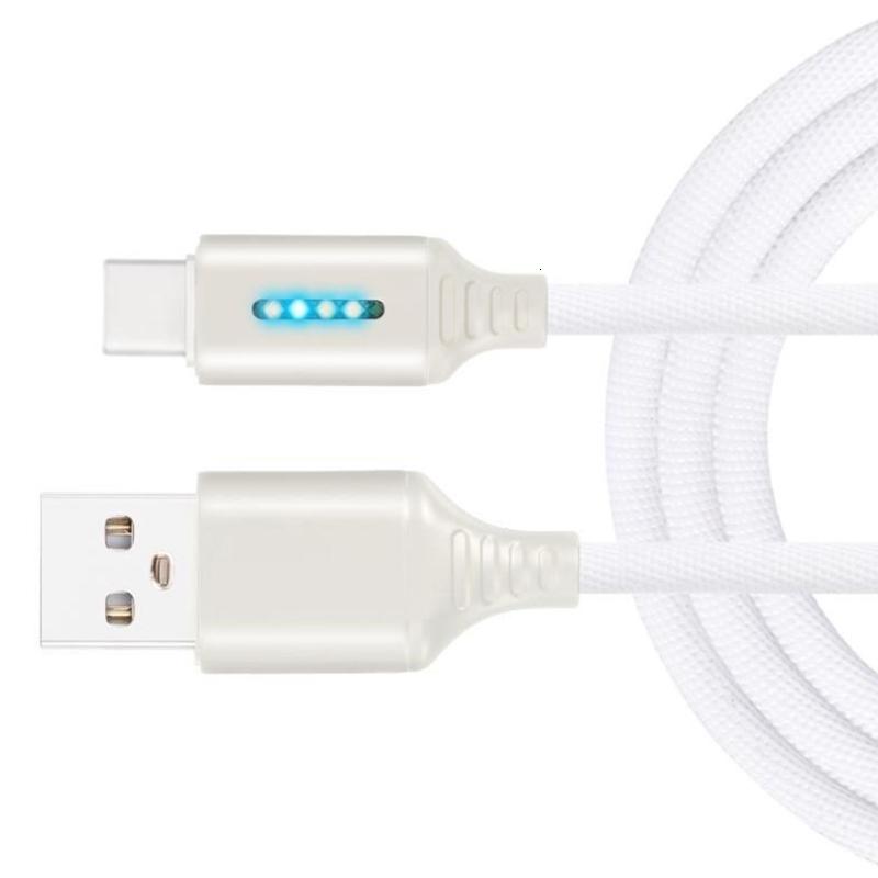 lanema USB Cable USB to USB C Cable Type C Fast Charging Cord with LED ...