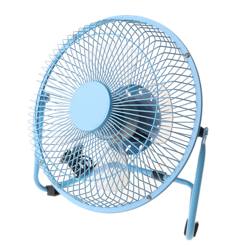 lanema USB Powered Metal 8 Inch Portable USB Desk Fan with 2 Speeds ...