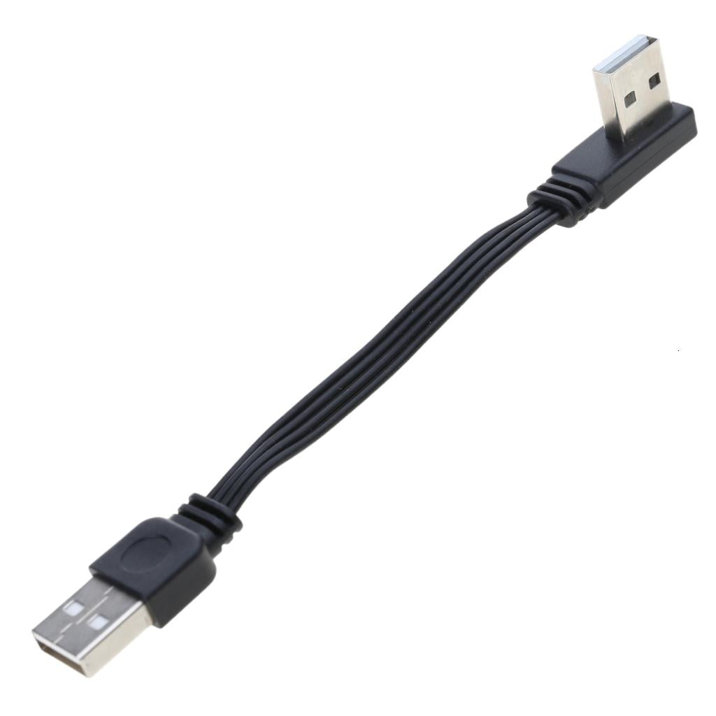 lanema USB2.0 Straight Head/Elbow Data Wire Left & Right & Down & Up ...