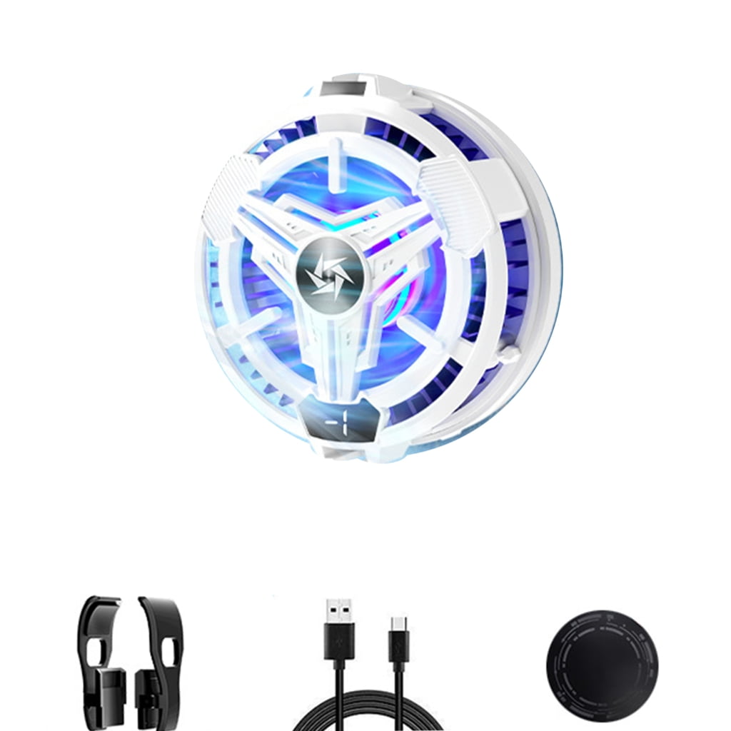 lanema Universal Cellphone Tablet Cooling Fan RGB Semiconductor Cooler ...