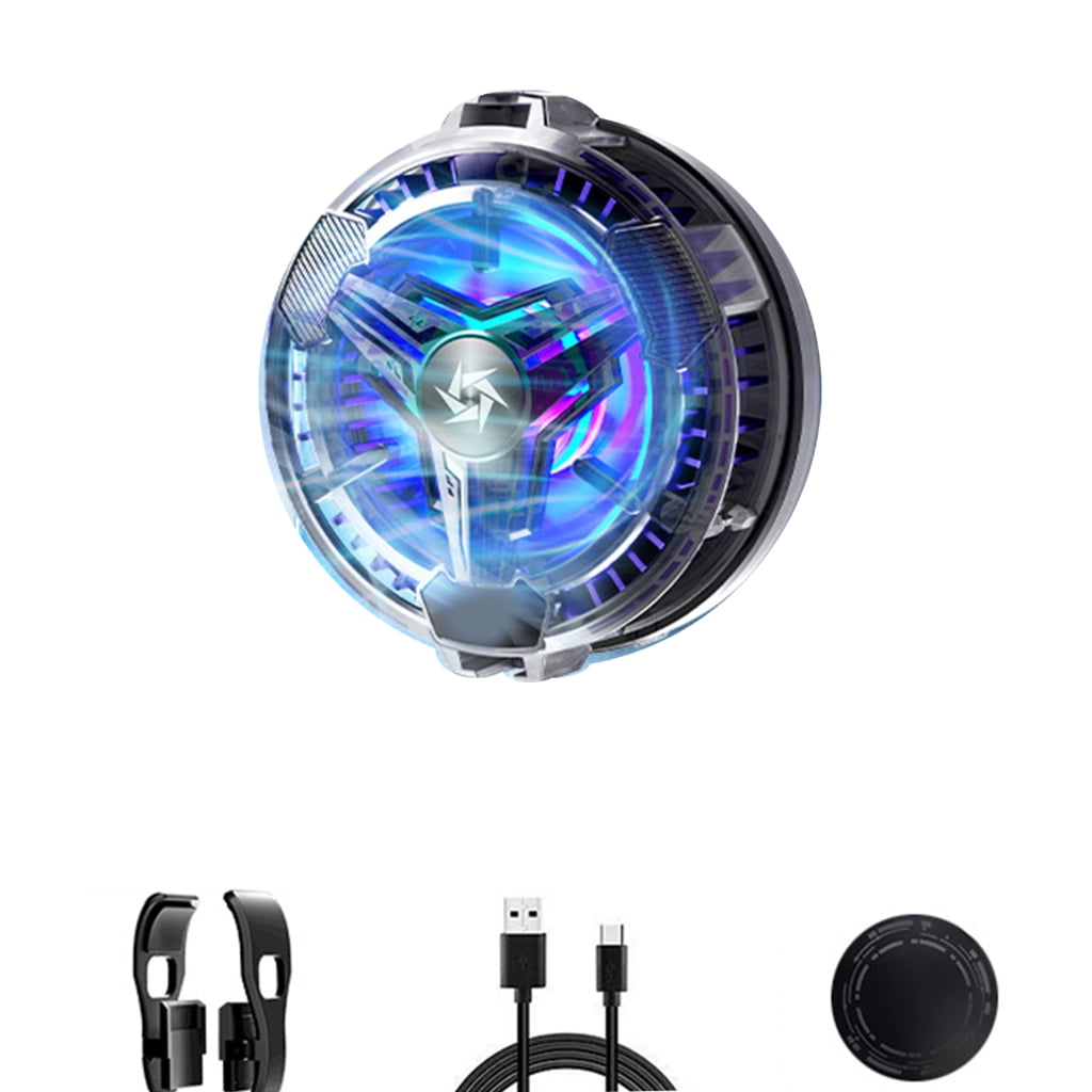 lanema Universal Cellphone Tablet Cooling Fan RGB Semiconductor Cooler ...