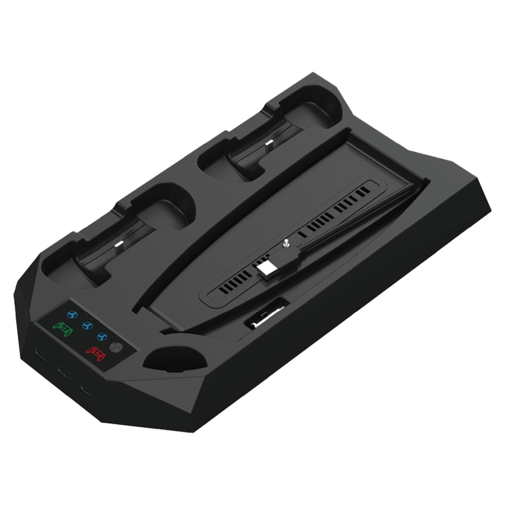 lanema Vertical Gaming Organizers Stand with Cooling Fan and Charging ...