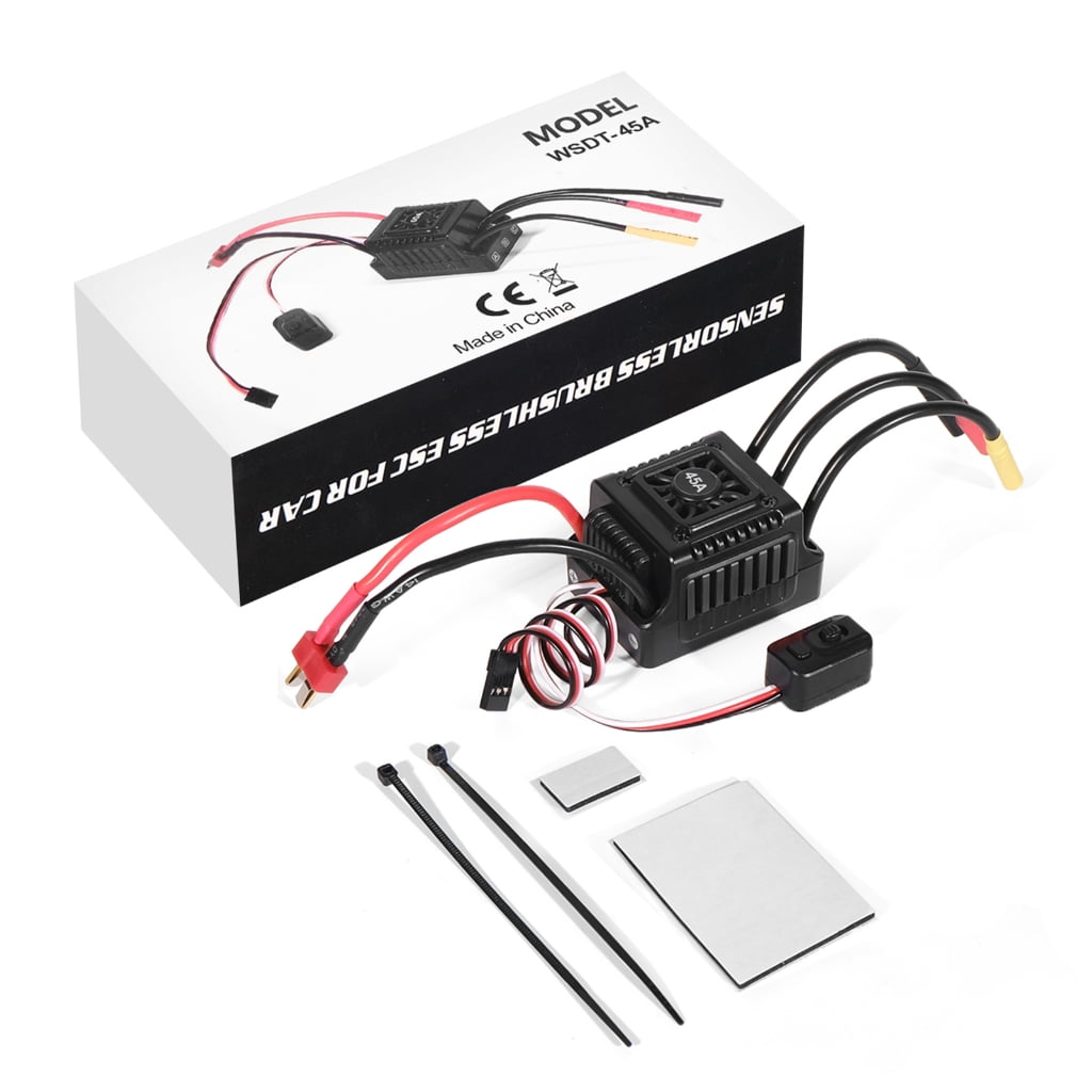 lanema WSDT 45A Electronic Controller Brushless ESC for Vehicles Waterproof Sensorless - Walmart.com