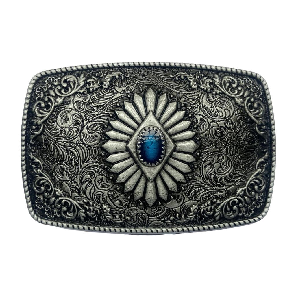 lanema Western-Style Waist Belt Metal Buckle Men Women Unisex Belt ...